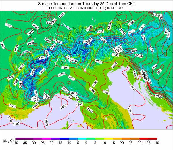 Alps Temperature Forecast