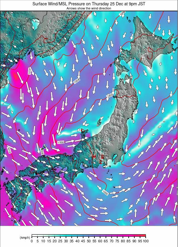 Japan Wind Forecast