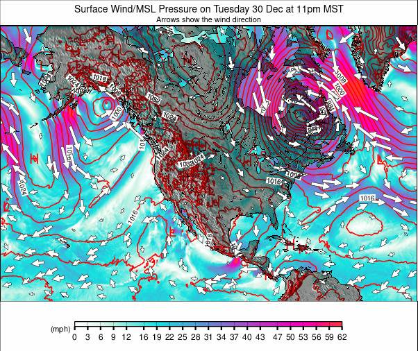 North America Wind Forecast