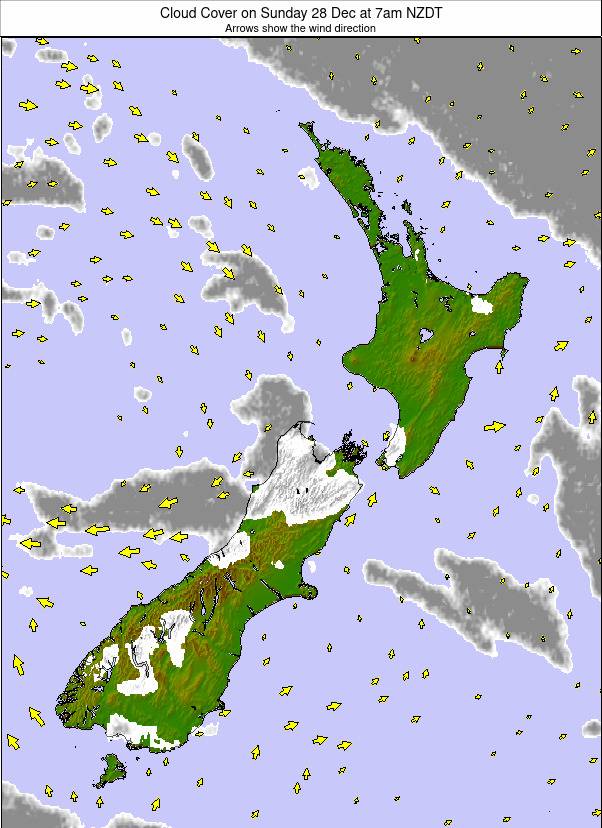 All New Zealand Cloud Forecast