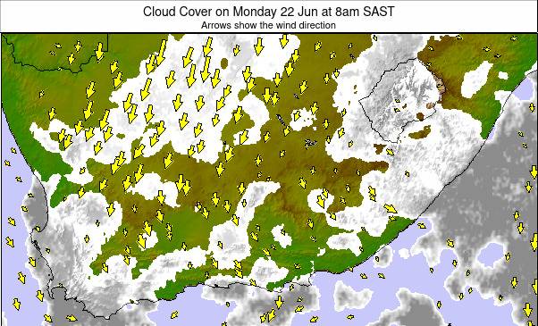 South Africa Cloud Forecast