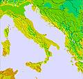 Weather Map and Snow Conditions for Italy